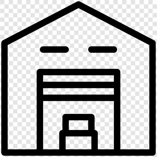 warehouse, storage, room, building icon Svg, Supply Chain Management ...